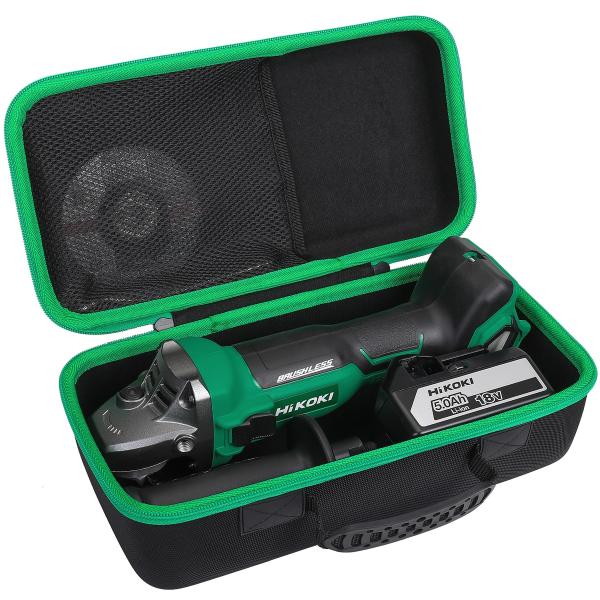 【商品概要】【完璧にフィット】ケースサイズ：33.5x17.5x12cm，内部寸法：31.5x14.5x11.5cm。Aenllosi 収納ケースは、HiKOKI ハイコーキ コードレスディスクグラインダ スライドスイッチのために特別に設計...
