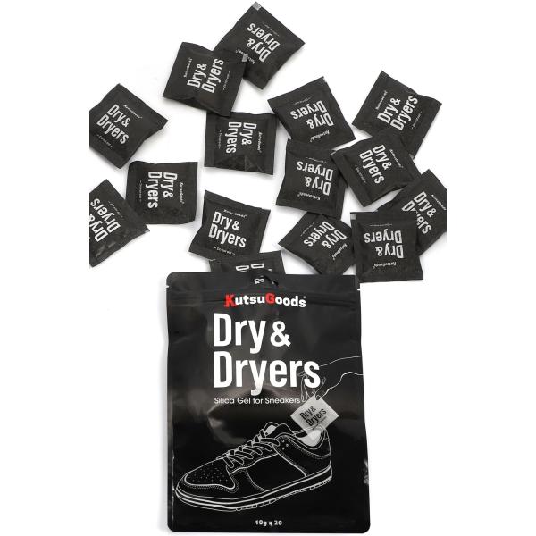 【商品概要】【KutsuGoods】スニーカー用シリカゲル乾燥剤 - 10足分20個入り 湿気・カビ・ニオイ対策に最適な靴専用シリカゲル乾燥剤。 高吸湿力でお気に入りのスニーカーを守り、長く快適に履ける状態をキープします。【高吸湿＆防カビ効...