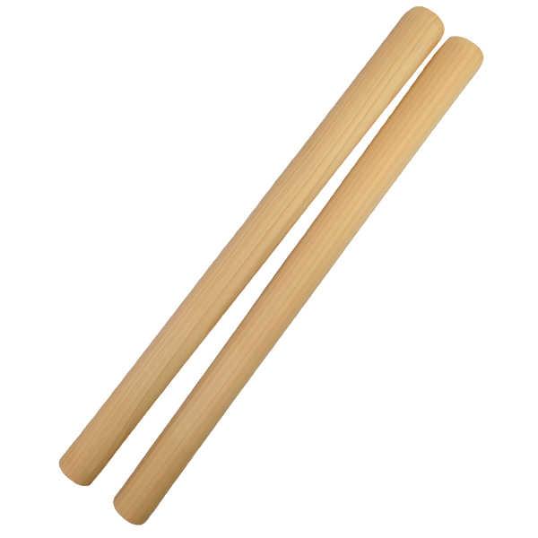 3尺以上の太鼓にオススメ！！長さは従来のものよりも短め、太さは握る側と革に当てる側に違いを持たせた逆テーパータイプ。それにより打つ瞬間「バチの重さ」が助けとなり、強くて重たい音を出してくれます。今までの演奏や使っているバチにひと工夫したいと...