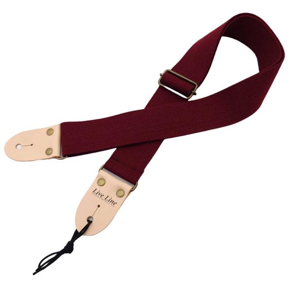 ライブライン（LIVE LINE)の落ち着いた優しいデザインのギターストラップです。アクリルとコットンを混合したAC素材を採用したシンプルで肩に直ぐ馴染む50mm幅ストラップ。日本製　Made inJapanアクリルとコットンを混合したAC...
