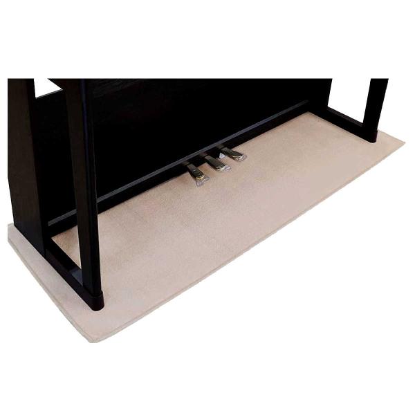 デジタルピアノ・電子ピアノ用のピアノマットです。電子ピアノのオーソドックスなカラーや床の色などに合わせやすいベージュのマットです。厚みが約10mm、素材はポリエステル系、このマットの特徴として裏面は滑り止め加工が施されていますので、デジタル...