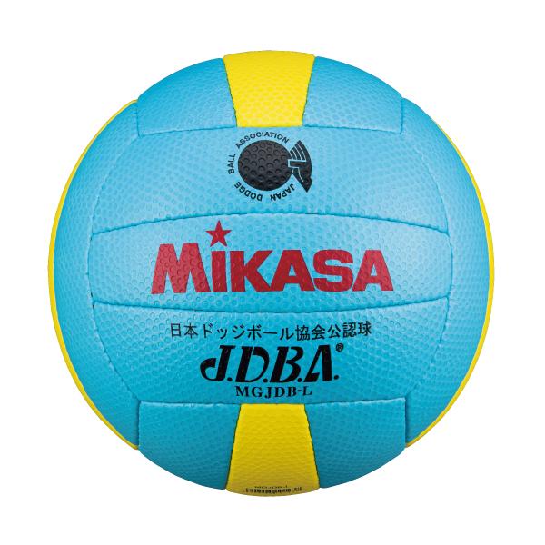 特徴：これまでの公認球(MGJDB)より軽量の330ｇつかみやすく、なげやすいグリップ力を実現 全日本ドッジボール選手権全国大会全日本女子総合選手権　D1Gの部春の全国小学生ドッジボール選手権全国大会公式試合球カラー：サックスブルー/イエロ...