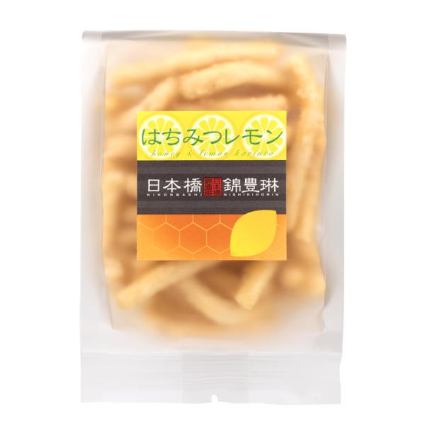 国内産小麦粉使用。まろやかな甘さの蜂蜜と爽やかなレモンが良く合うかりんとうです。【期間限定】はちみつレモンかりんとう 60g 日本橋錦豊琳 お中元 かりんとう ギフト はちみつレモン はちみつ レモン お菓子 高級 かりんと 和菓子 東京駅...