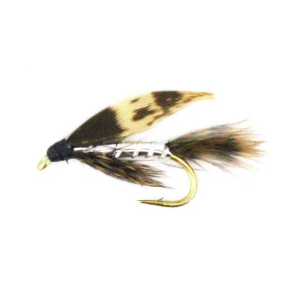 [商品情報]・マーチブラウンの中でも定番でドロッパーとして使用可能なウェットフライ。・シルバーティンセルのボディで光を反射し魚を誘います。・渓流ではナチュラルドリフトで少し沈ませると効果的。・湖や管理釣り場ではリトリーブで誘いアピールします...