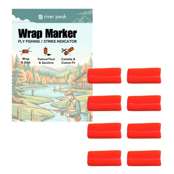 [商品情報]キャストを妨げず、シビアなアタリを逃さない「Wrap Marker（ラップ・マーカー）」リーダーやティペットに挟んで「包み込む（Wrap）」ように貼り付けるだけで、ラインとのシームレスに一体化。【現場で自在にカスタマイズ可能】管...
