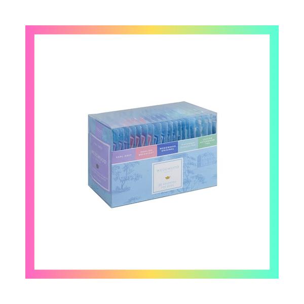 -/20個 (x 1)/-・FlavorName:アソート・イングリッシュブレックファスト、アールグレイ、ウェッジウッド オリジナル、マハラジャダージリン、セイロンアフタヌーン×各４枚・プチギフトとしてもオススメ・アッサムとセイロンをブレン...