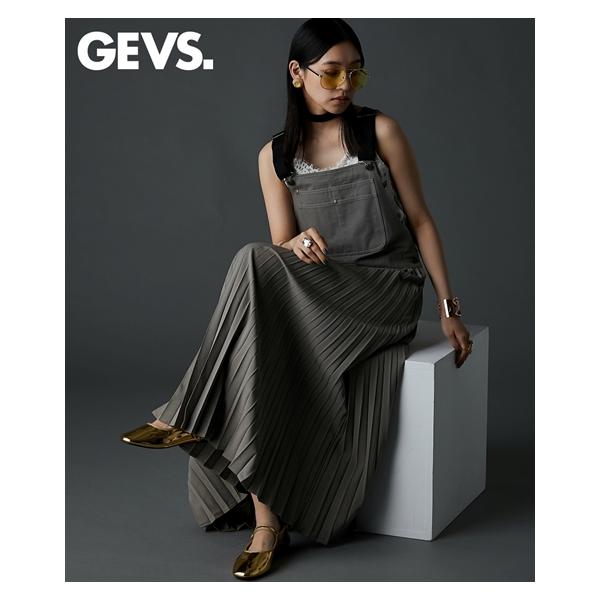 サロペット ワンピース ジャンパースカート レディース プリーツ ジャンパー スカート GEVS. 春 夏 秋 キャミワンピ | M〜5L | ニッセン nissen ニッセン（nissen） サロペット ワンピース ジャンパースカート