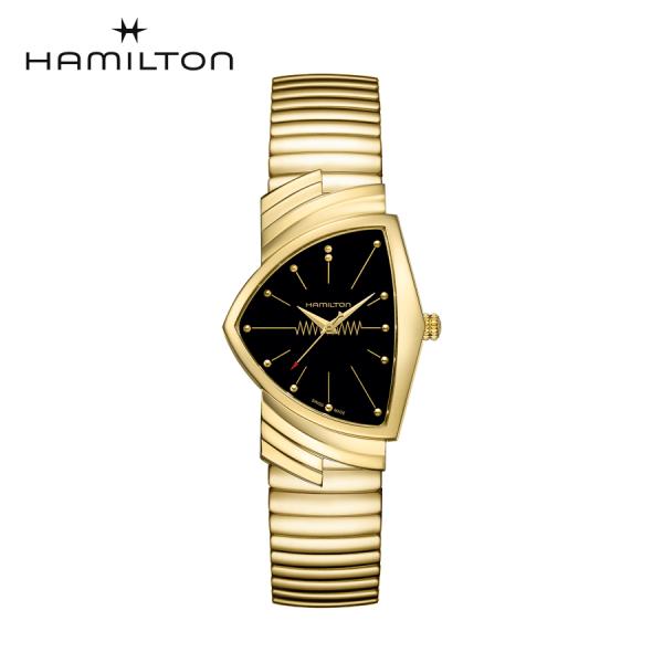 ハミルトン HAMILTON メンズ腕時計 ベンチュラ 正規品スイス製、正規メーカー保証2年間商品番号：H24301131ムーブメント：クオーツケースサイズ：32.3mm×50.3mm厚さ：9.27mmケース素材：ステンレススチールコーティ...