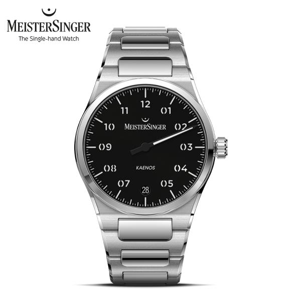 マイスタージンガー カエノス メンズ腕時計 MeisterSinger Kaenosメーカー保証2年間品番：KS902ムーブメント：自動巻き風防：サファイアクリスタルケース素材：ステンレススチールケースサイズ：40 mmケース厚：11.2m...