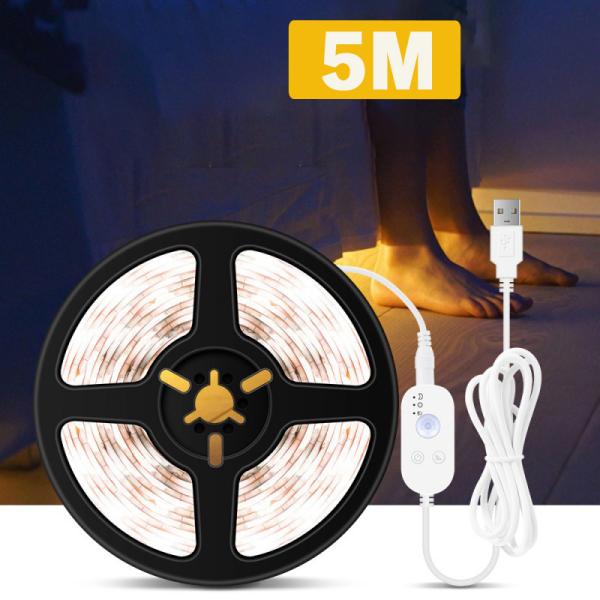 【仕様】■定格電源：DC5V■サイズ：約 長さ500cm×幅0.8cm■LED：2835SMD LED■防水規格：IP65（防水）■発光色：昼光色、電球色から選択■電 源：DC5V■照射角度：約120度■ベスト距離：2-5ｍ■調光：無段階調...