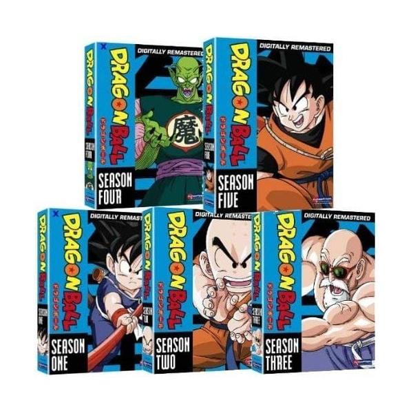 ドラゴンボール DVD BOX 全巻 セット 北米版 全153話収録 初代 公式 オフィシャル ほドラゴンボール DVD BOX セット 全5巻シーズン1〜5 ディスク25枚 全153話北米版、正規ライセンス品日本語切替可能規格：DVD（リ...