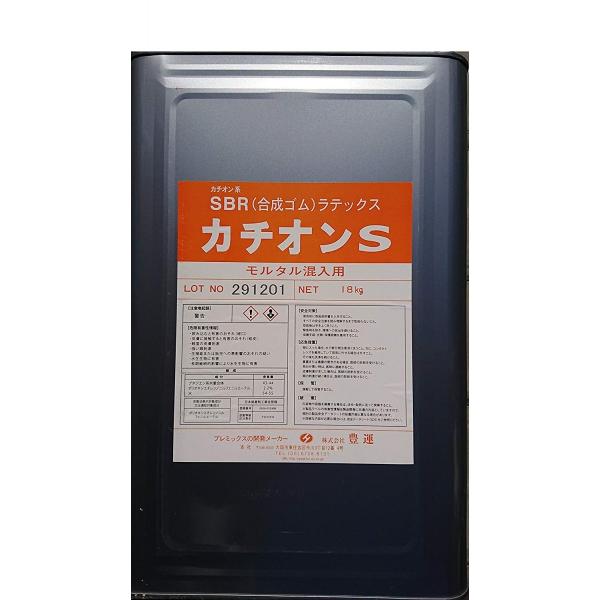 特　長１.各種下地に対応した抜群の接着力２.ひび割れを減少、耐摩耗性、耐水性能の向上３.保水性を高め、ドライアウトを防止４.革張りが少なく、コテ作業性に優れている荷　姿品　名：カチオンS荷　姿：18kg／缶