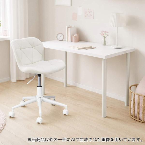 ■■ニトリ公式サイト■■【プレフェ】デスク＆丸脚にホワイトのオフィスチェアがセット。一部地域を除き、お時間指定が可能な商品です。こちらの画面上にて、配達時間を指定しカートにお入れください。※お買上いただく商品に【玄関先迄納品】が複数含まれて...