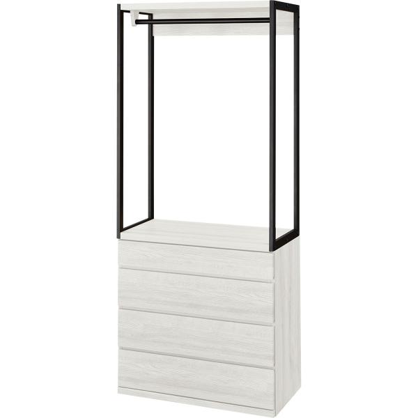 ■■ニトリ公式サイト■■アイアンを使った異素材ミックスのモダンなデザイン【アテン】シリーズ。たくさん収納できてしっかりした作りです。お部屋に合わせて3色から選べる。ハンガーには上着やショート寸のコートなどをかけるのに便利です。便指定や引取り...