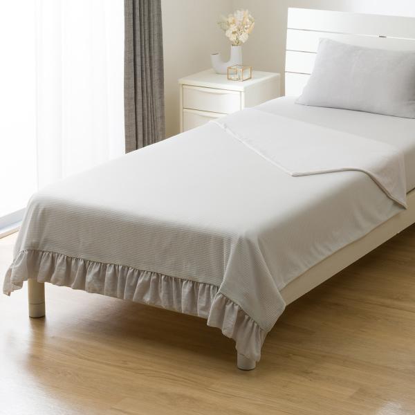 ■■ニトリ公式サイト■■ワッフルとパイル、両面使えるリバーシブル。かわいいフリル付き。一部地域を除き、お時間指定が可能な商品です。こちらの画面上にて、配達時間を指定しカートにお入れください。※お買上いただく商品に【玄関先迄納品】が複数含まれ...