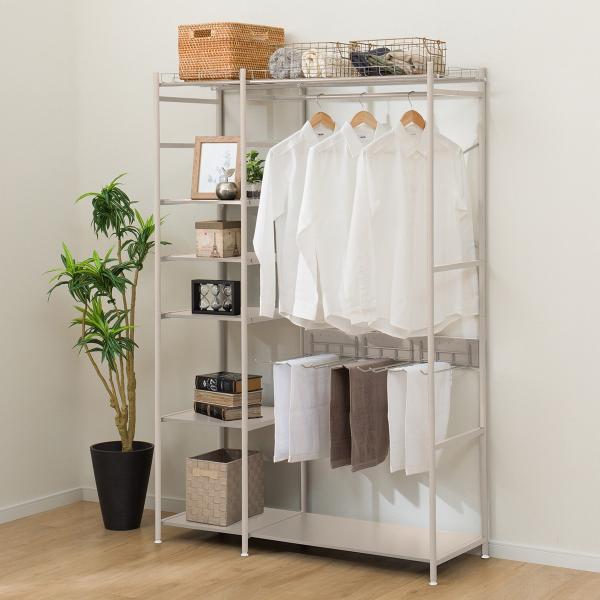 ■■ニトリ公式サイト■■高さがあるから上の空間も下の空間も有効活用できて大容量。2本のスチール製クロスバーが強度をアップ。便利なスラックスハンガー付き。一部地域を除き、お時間指定が可能な商品です。こちらの画面上にて、配達時間を指定しカートに...