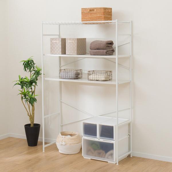 ■■ニトリ公式サイト■■省スペースで収納力アップ。チェストなどの上に棚を追加してもっと収納できる。クロスバーを2本使用した丈夫な構造。一部地域を除き、お時間指定が可能な商品です。こちらの画面上にて、配達時間を指定しカートにお入れください。※...