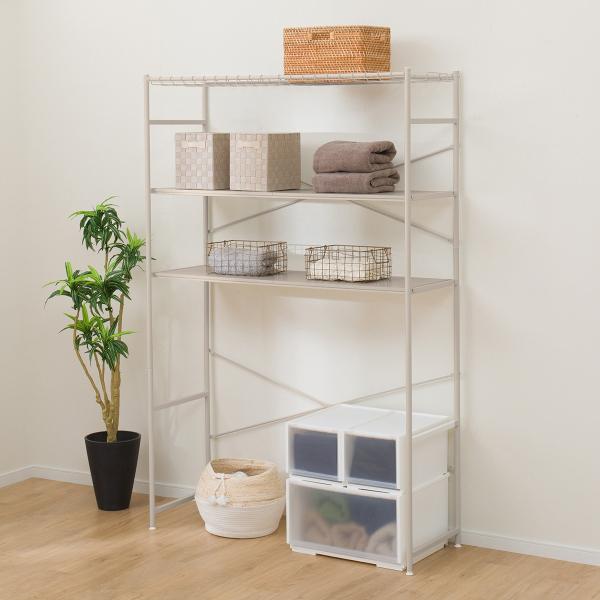 ■■ニトリ公式サイト■■省スペースで収納力アップ。チェストなどの上に棚を追加してもっと収納できる。クロスバーを2本使用した丈夫な構造。一部地域を除き、お時間指定が可能な商品です。こちらの画面上にて、配達時間を指定しカートにお入れください。※...