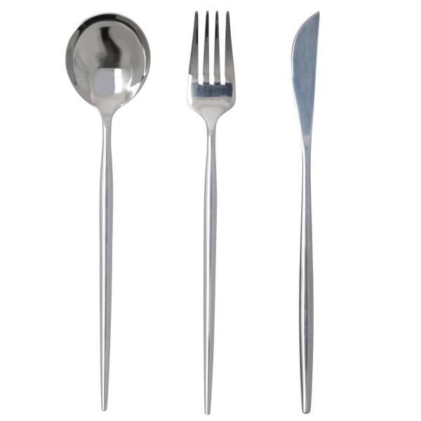 ■■ニトリ公式サイト■■スタイリッシュなデザインのスプーン・フォーク・ナイフの３点セット一部地域を除き、お時間指定が可能な商品です。こちらの画面上にて、配達時間を指定しカートにお入れください。※お買上いただく商品に【玄関先迄納品】が複数含ま...