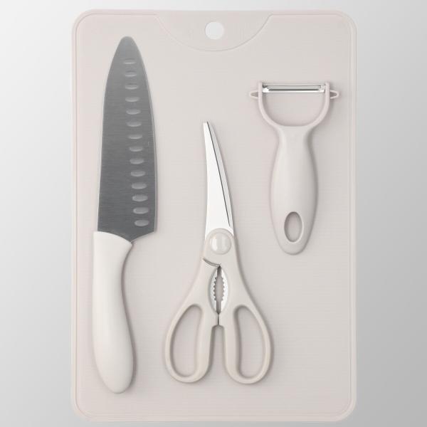 ■■ニトリ公式サイト■■三徳包丁・ピーラー・キッチンはさみ・まな板のお得な４点セット一部地域を除き、お時間指定が可能な商品です。こちらの画面上にて、配達時間を指定しカートにお入れください。※お買上いただく商品に【玄関先迄納品】が複数含まれて...