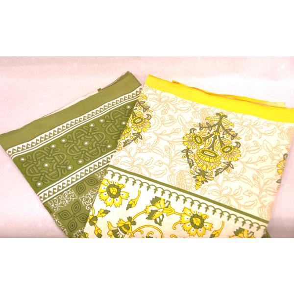 折りたたんでレターパックでのご発送予定となります。インド製、輸入商品となります。こちら新品ですが、すべての商品に汚れ、糸くず、シワ、スレ、色むら、色シミ等があります。インド綿 100% マルチカバー　220 x 260cm 　(ダブルベッド...