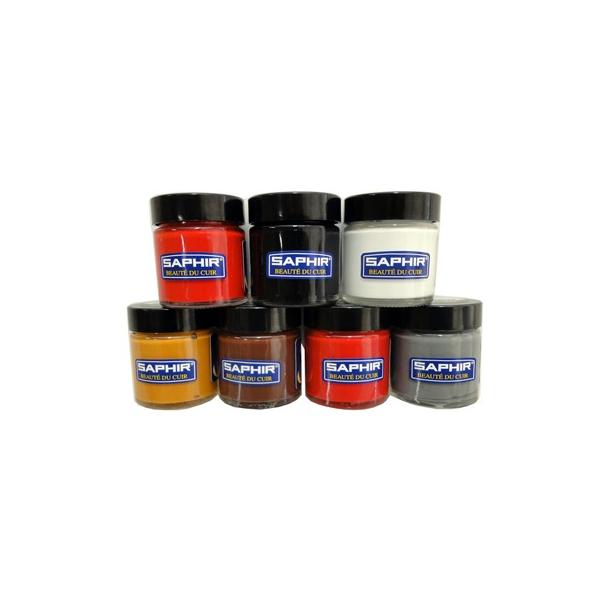 こちらの一部商品はお取り寄せ品となります。ご注文後当店への入荷まで７〜１４営業日程度お時間がかかります。商品説明皮革製品全般に使用できる補色＆キズの補修クリームに瓶（びん）入りが新登場！色が見やすく、お客様の商品選びにも便利です。靴のコバや...