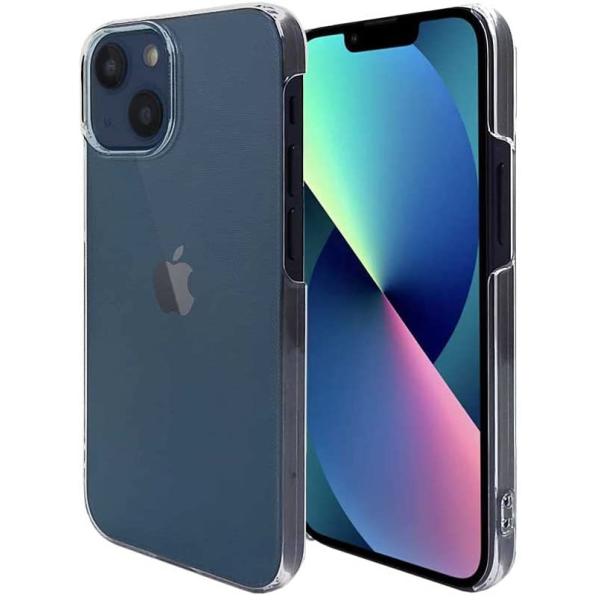 【対応機種】 iPhone13 mini　5.4インチ【カラー/ 素材】クリア/ ポリカーボネート ※透明度の高い丈夫なポリカーボネート樹脂を使用【特徴】ケース背面のマイクロドット加工により、にじみやグレア現象を防ぎます【耐衝撃】耐衝撃を考...