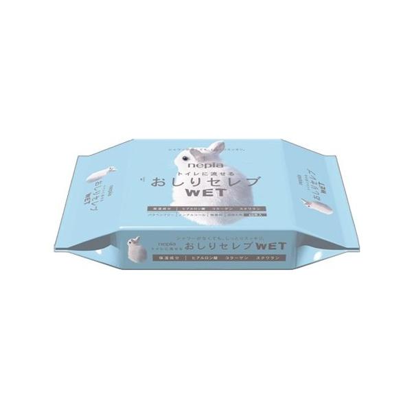 シャワーがなくても、しっとりスッキリ。保湿成分配合の水分たっぷりシートが、トイレットペーパーでは落としきれない汚れをきれいにふき取ります。●おしりだけではなく全身にご使用いただけます。●天然パルプ配合シート採用。ご使用後はトイレに流せます。...