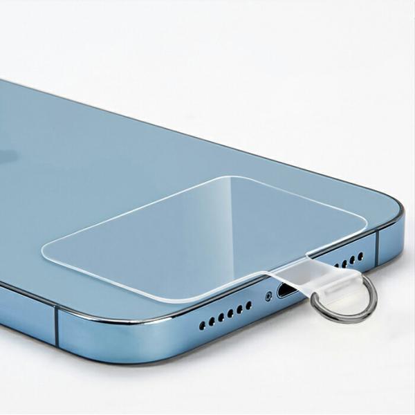 ストラップホルダー 2枚セットストラップホールがないスマホやケースにもDリング付きのタグを挟むだけで簡単にストラップホールが完成。取り付けたままでもワイヤレス充電が可能スマホ中央にストラップホールができるので、ネックストラップをつけたり、シ...