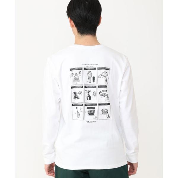 肌触りの良いコットン100%で仕立てた長袖Ｔシャツ。バックスタイルには、程よいヴィンテージ感とアウトドアテイストなグラフィックデザインを採用しました。日本人の体型に合わせたフィット感で、どんなボトムスとも相性抜群です。コストパフォーマンスも...