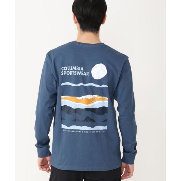 肌触りの良いコットン100%で仕立てた長袖Ｔシャツ。バックスタイルには、程よいヴィンテージ感とアウトドアテイストなグラフィックデザインを採用しました。日本人の体型に合わせたフィット感で、どんなボトムスとも相性抜群です。コストパフォーマンスも...