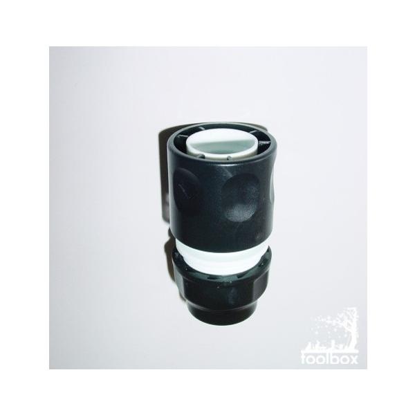 ホースリール用部品 三洋化成 【ホースリール用コネクター(B-3）】 ロゼットリール ブロッサリール コスモホースリール ブロンズリールホース用ノズルとホースをつなぐ部品「コネクター」です。当店取り扱いの日本製ホースリールの共通部品です。尚...