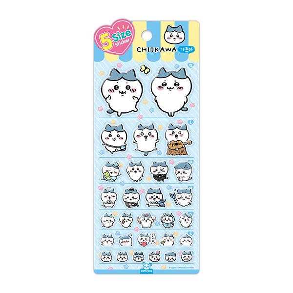 日本で大人気のちいかわ！！社会に疲れた私たちのオアシスがステッカーになって登場〜いつもの日常にちいかわたちを取り入れて、癒しと勇気をもらいましょう〜！透明なゼリーのようなステッカーに会ってみよう。 貼って剥がして再利用が可能で、XSからXL...