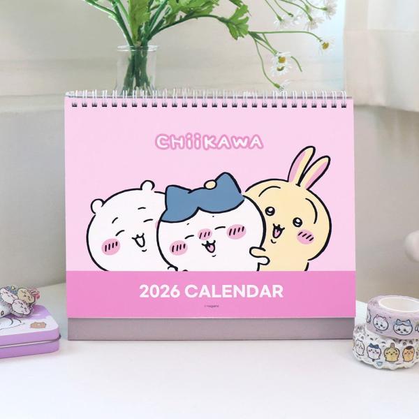 【発売日：2025年11月23日】韓国のカレンダーです。韓国語、韓国の休日です。.。・★内容★+°*.。カレンダー癒しの人気キャラクター「???（モンジャックィ）」から、2026年版の卓上カレンダーが登場！かわいさと実用性を両立したデザイン...