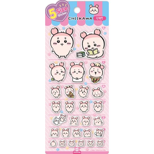 日本で大人気のちいかわ！！社会に疲れた私たちのオアシスがステッカーになって登場〜いつもの日常にちいかわたちを取り入れて、癒しと勇気をもらいましょう〜！透明なゼリーのようなステッカーに会ってみよう。 貼って剥がして再利用が可能で、XSからXL...