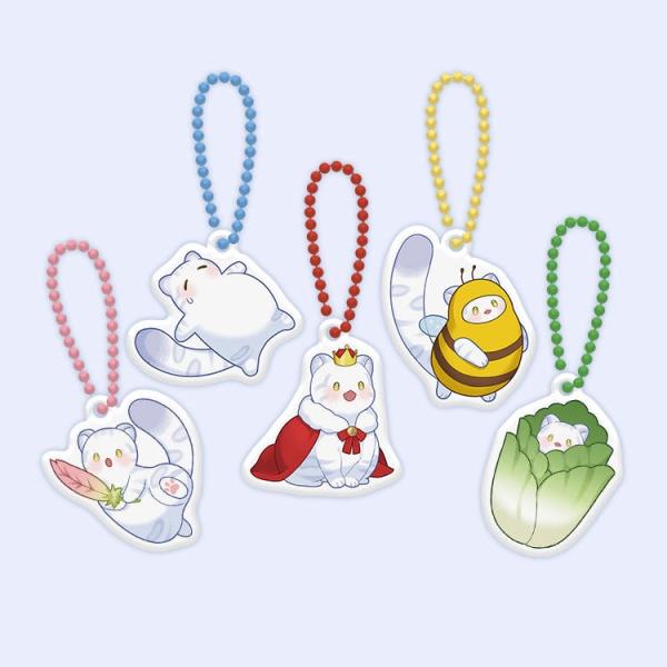 『クロヒョウ家のユキヒョウお嬢様』マラン キーリング（5種類から一つ選択）【構成】マラン キーリング全5種(1)キャベツ ティエル(2)フェザー ティエル(3)キング ティエル(4)ミツバチ ティエル(5)ずぶぬれ　ティエル※ご注文時に種類...