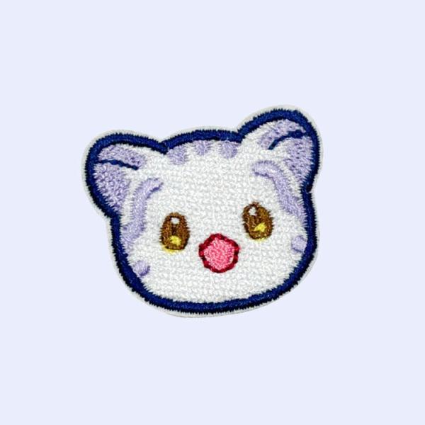 『クロヒョウ家のユキヒョウお嬢様』ティエル ワッペン ブローチ【構成】ワッペン ブローチ1種【サイズ】約37×32mm【製造国】韓国