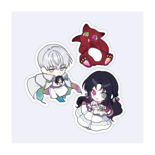 人気ウェブまんが『人生勝ち組令嬢が通ります』ホログラムデコステッカー■ 素　材：PAPER■ サイズ：105x130mm■製造社：ダオンクリエイティブ■製造国：韓国