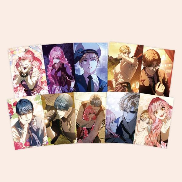 人気ウェブまんが『うちに閉じ込められた男主人公たち』はがきセット韓国 公式グッズ■ 構　成：はがき10種■ 素　材：PAPER■ サイズ：100*150mm■ 製造社：ダオンクリエイティブ■ 製造国：韓国