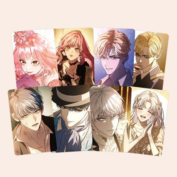 人気ウェブまんが『うちに閉じ込められた男主人公たち』フォトカードセット韓国 公式グッズ■ 構　成：フォトカード8種■ 素　材：PAPER■ サイズ：55*85mm■ 製造社：ダオンクリエイティブ■ 製造国：韓国