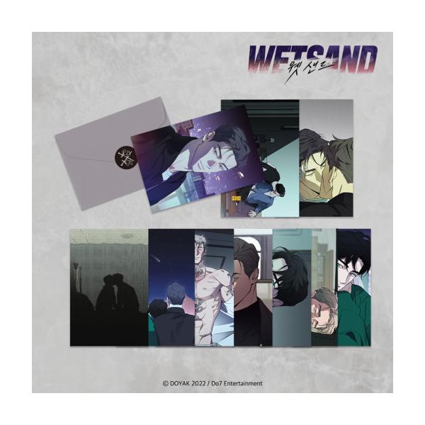 人気ウェブまんが『Wet Sand ウェットサンド』はがきセット ver.2韓国 BL 公式グッズ■ 構　成：はがき10種+封筒■ 素　材：PAPER■ サイズ：はがき　10*15cm封筒　11.5*16.5cm■ 製造国：韓国■ 製造社：...