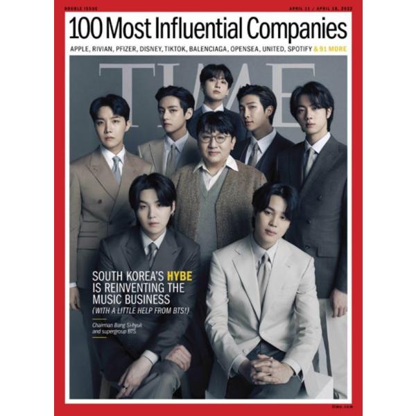 【発売日：2022年04月05日】■ Magazine Info100 Most Influential CompaniesHYBEBTS and Bang Si Hyuk外********************************※...