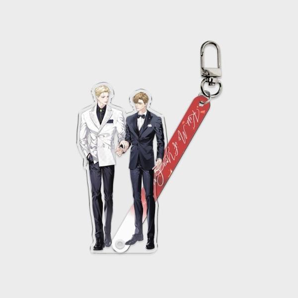 【発売日：2026年06月20日】人気ウェブまんが『Kiss Me If You Can キス・ミー・イフ・ユー・キャン』アクリル スティック キーリング韓国 公式グッズ★こちらの商品は2026/5/13PM16時までの予約販売商品です。予...