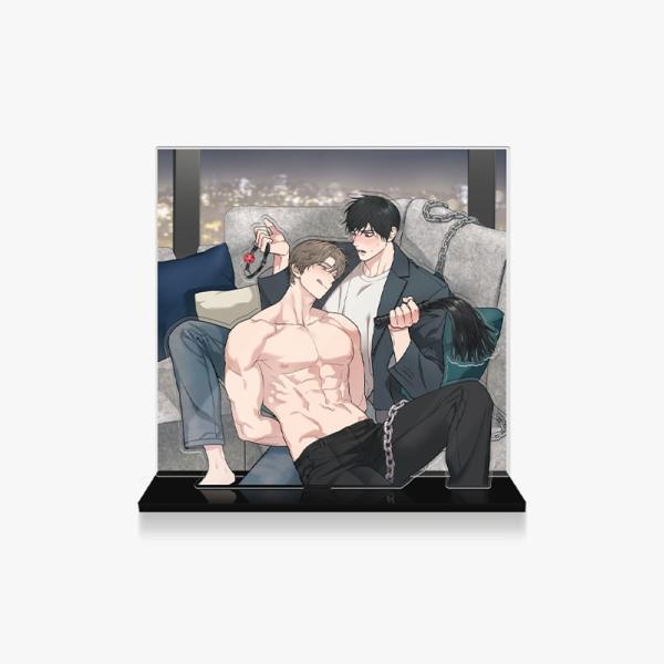 韓国 コミック グッズ『サディスティック・ビューティ:外伝B』アクリルスタンド ver.2 公式グッズ■ 構　成：レイヤードスタンド2個、床スタンド1個、PETステッカー1枚■ 素　材：ACRYLIC■ サイズ：142*137mm■ 製造社...