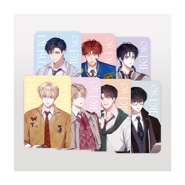 人気まんが『デビューできないと死ぬ病気にかかってしまいました』公式グッズフォトカード 7種 ポッポアップ VER■ 素　材：PAPER■ サイズ：55x85mm