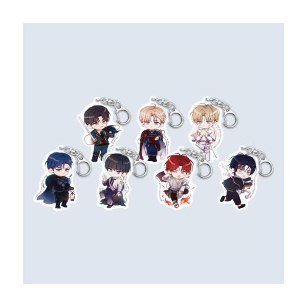 人気ウェブまんが『デビューできないと死ぬ病気にかかってしまいました』アクリルキーリング ロパンVER. （7種類から一つ選択）韓国 公式グッズ■ 素　材：ACRYLIC■ サイズ：画像参照■ 製造国：韓国■ 製造社：KWブックス■ 選　択：...