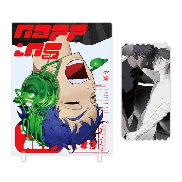 人気アーティスト『Qmeng キュメン』アクリルプレート、チケットセット韓国 公式グッズ■ 構　成：アクリルプレート（台付き）+両面チケット■ サイズ：画像参照■ 素　材：ACRYLIC他■ 製造社：MOFUN■ 製造国：韓国