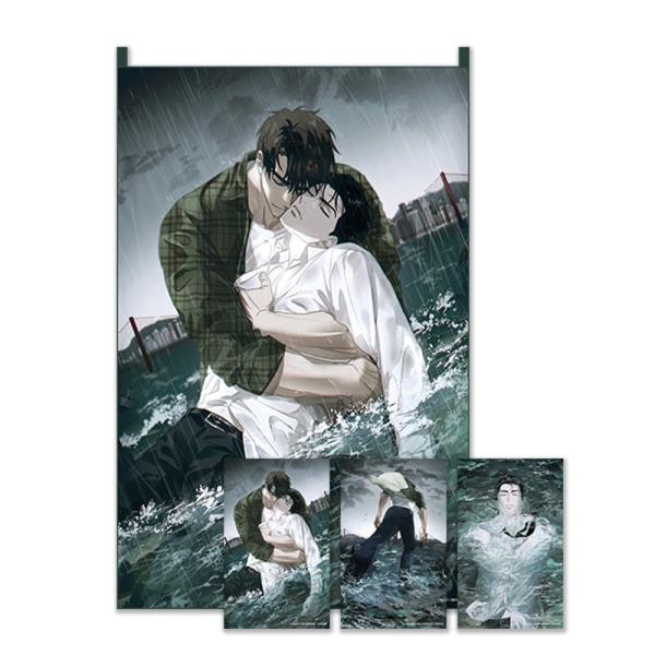 【発売日：2024年05月15日】人気漫画『緑色鐫像：夢裏 Under The Green Light』ファブリックポスター（公式グッズ）■ 構　成：ファブリックポスター、はがき3種■ 素　材：ポリエステル■ サイズ：ポスター 500*70...