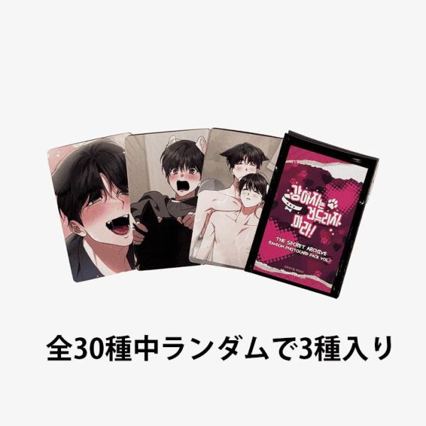 人気ウェブまんが『ワンちゃんには手をだすな』シークレット フォトカード ランダムパック vol.1（全30種中ランダム3種）韓国 公式グッズ★こちらの商品は2026/4/4PM16時までの予約販売商品です。予約期間以降は発注できないため、予...