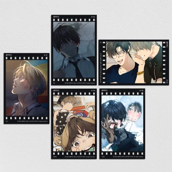 人気コミック『クラウド』 シーン フィルムパック韓国 公式グッズ■ 構　成：シーンフィルム5種■ 素　材：PET■ サイズ：5.5*8.5cm■ 製造国：韓国■ 製造社：アブアスタジオ